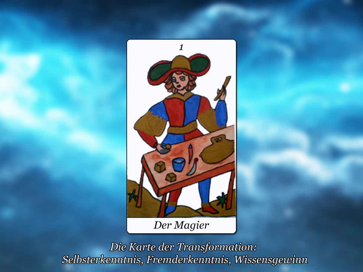 Kartenlegen Tarotkarte Der Magier und seine Bedeutung im Tarot