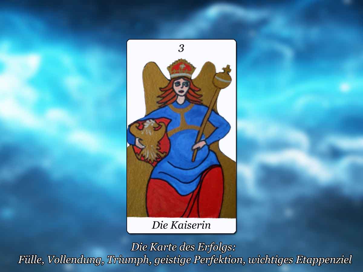 Kartenlegen Tarotkarte Die Kaiserin und seine Bedeutung im Tarot
